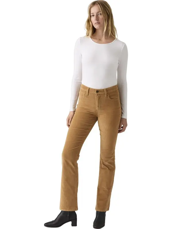 LEVI'S 725 High-rise Bootcut Corduroy Pants - Sweet Honey