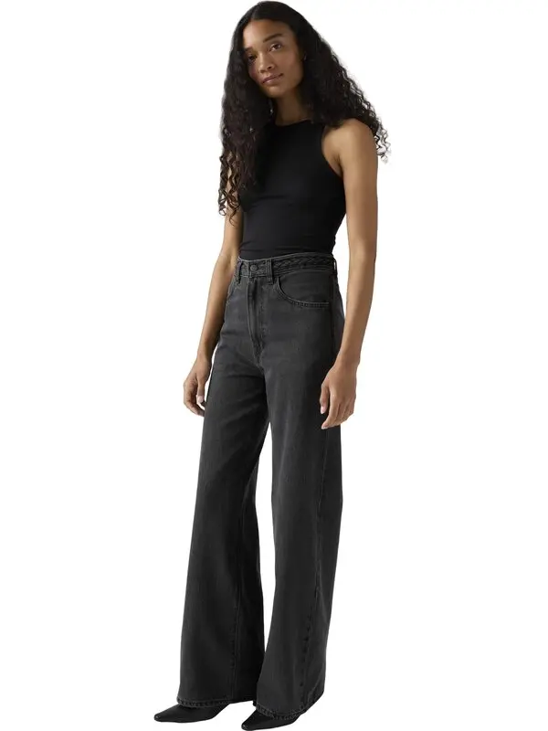LEVI'S Ribcage Wide-leg Braided Jeans - Don't Cut