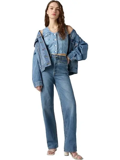 LEVI'S Ribcage Full Length Western Jeans - Bows And Arrows