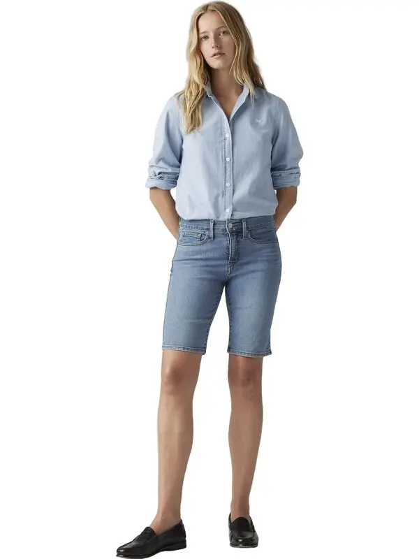 LEVI'S Shaping Bermuda Shorts - Camp Denim Short