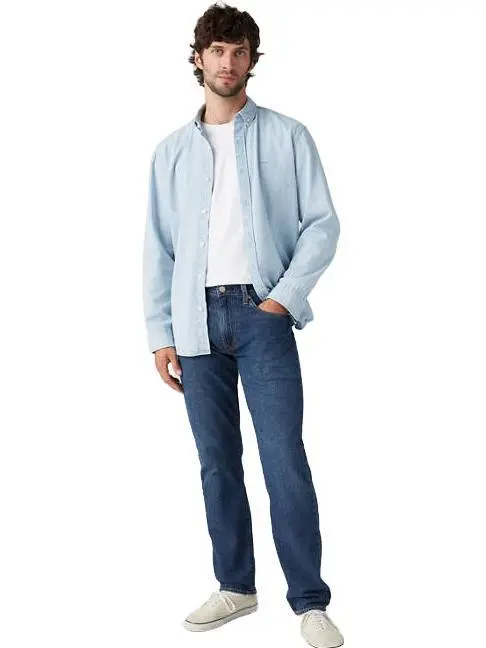 LEVI'S 502 Taper Fit Linen+ Denim Jeans - Part The Sea