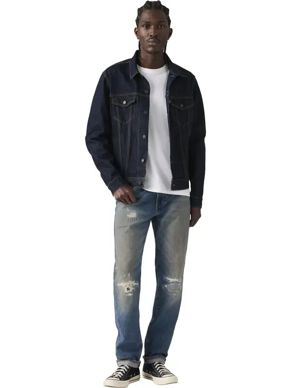 LEVI'S 502 Taper Fit Selvedge Jeans - All The Best Selvedge