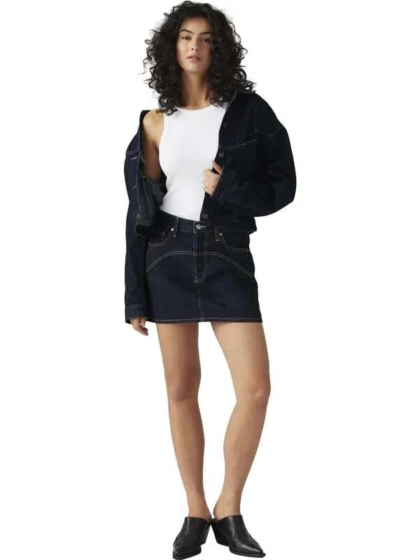 LEVI'S Denim Western Mini Skirt - Dream Nice Dreams