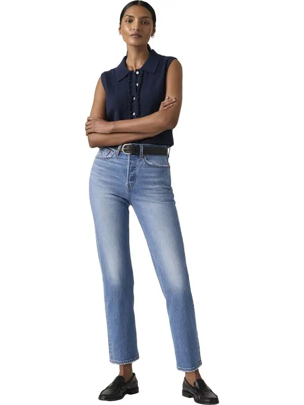 LEVI'S Wedgie Straight Ankle Jeans - Dance Around