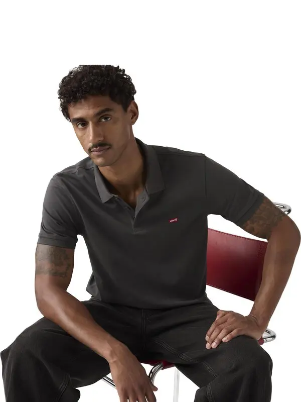 LEVI'S Housemark Polo Shirt - Blackened Pearl