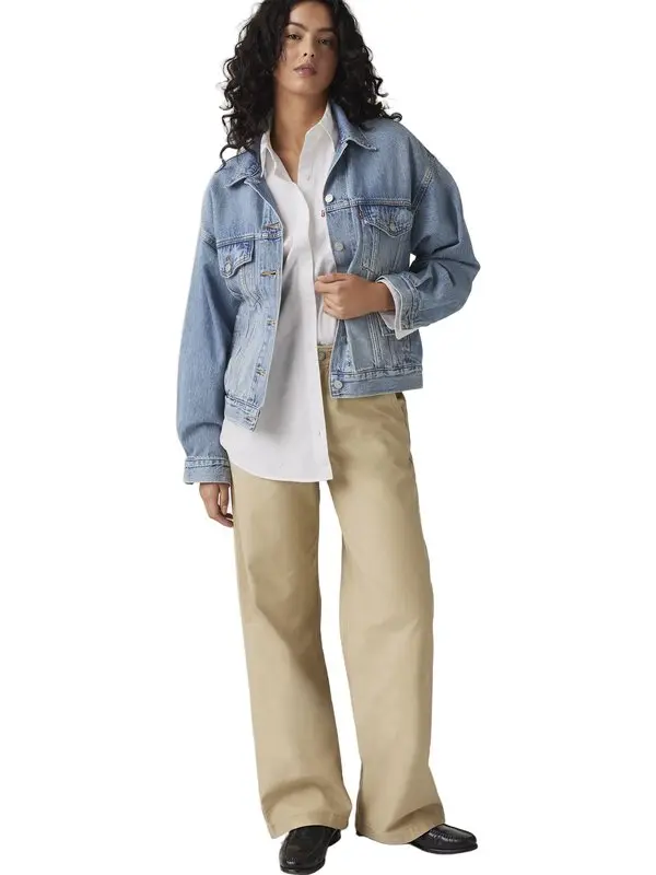 LEVI'S 90s Straight Leg Pants - Travertine