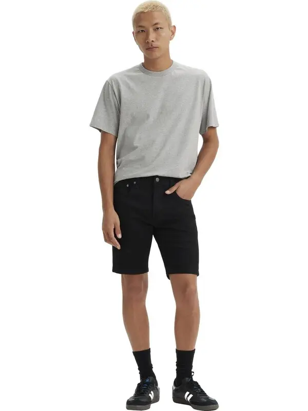LEVI'S 412 Slim Fit 9" Shorts - Steel Black