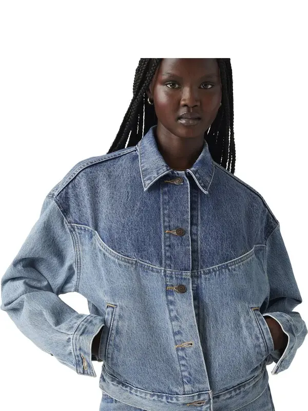 LEVI'S Shrunken '90s Western Trucker Jacket - Ironic Iconic Trucker