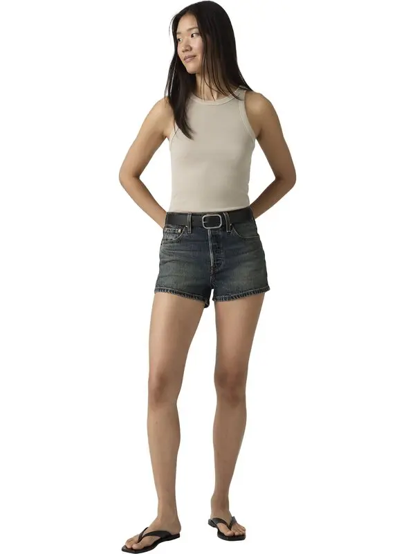 LEVI'S 501 Original High-rise Denim Shorts - Know My Name Short
