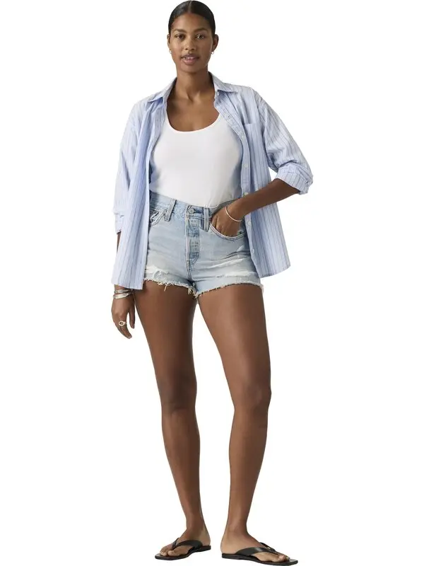 LEVI'S 501 Original Fit High-rise Denim Shorts - Welcome Party