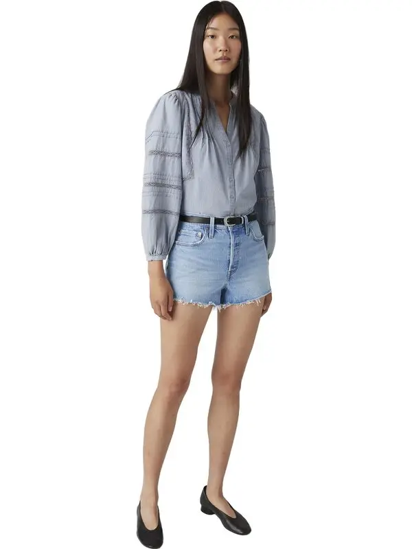 LEVI'S 501 Original High-rise Denim Shorts - No Referee Short