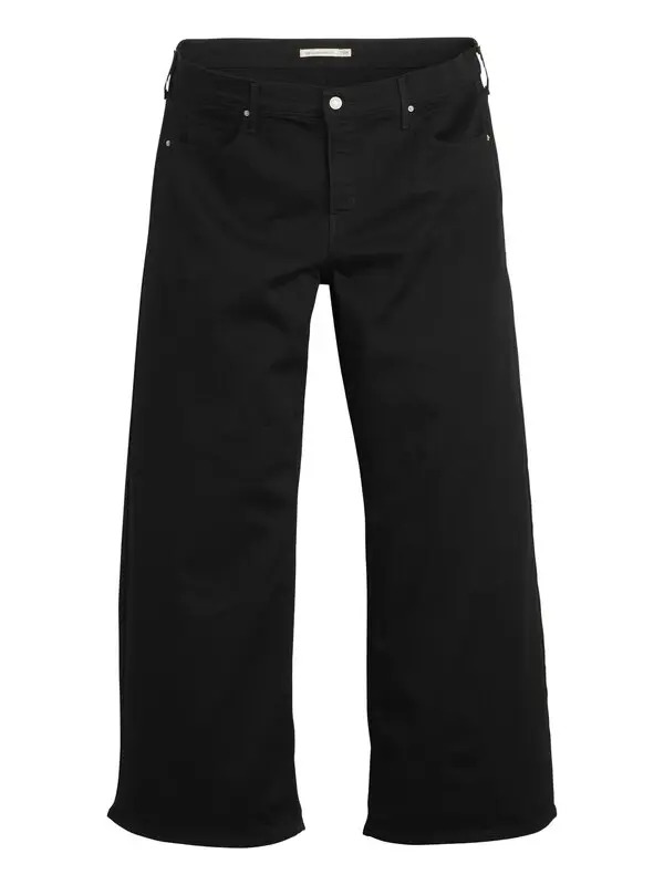 LEVI'S 318 Shaping Wide-leg Jeans - Soft Black