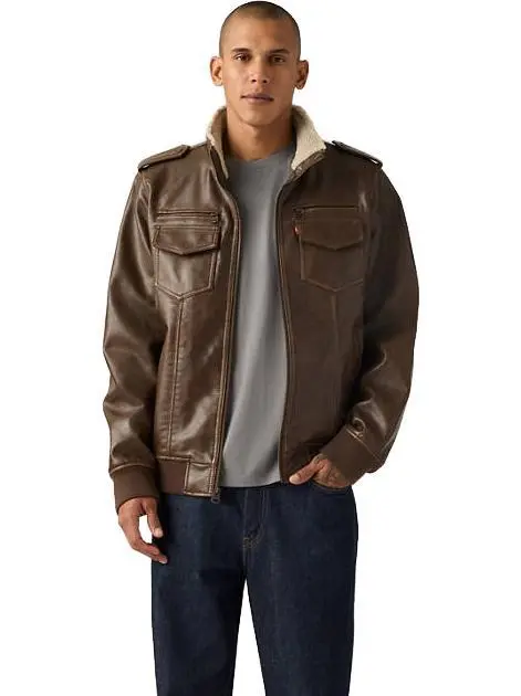 LEVI'S Military Bomber Jacket - Saddle