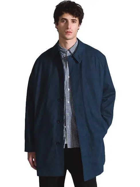 LEVI'S Denim Mac Coat - Idea Blue