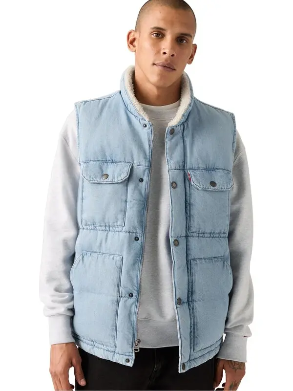 LEVI'S Utility Quilted Vest - Denim
