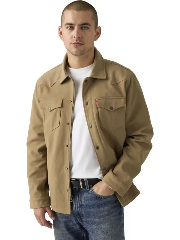 LEVI'S Faux Suede Shacket - Tan