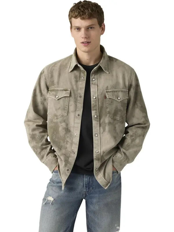 LEVI'S Relaxed Fit Western Shirt Chambray - Camo Avenue Western