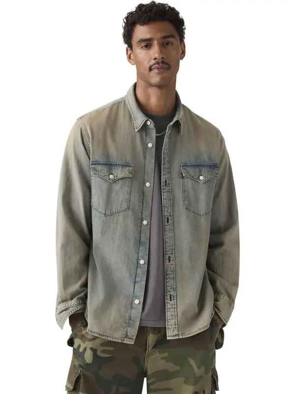 LEVI'S Relaxed Fit Western Shirt Chambray - Sunset Drives