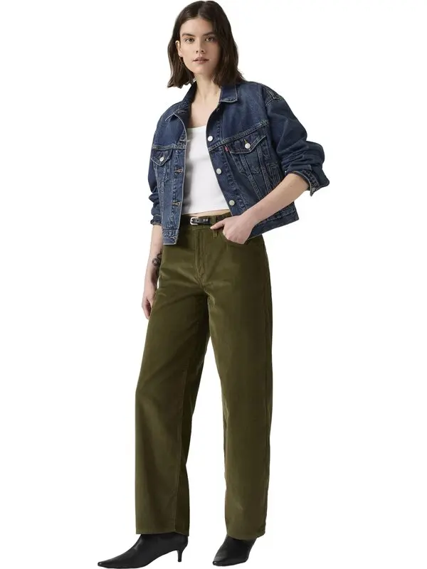 LEVI'S Baggy Dad Corduroy Pants - Ivy Green