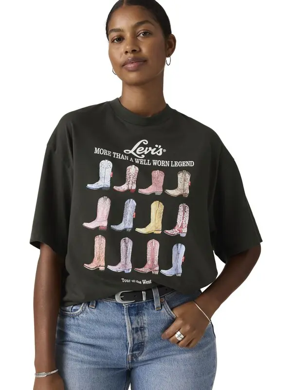 LEVI'S Graphic Short Stack T-shirt - Tee All The Boots