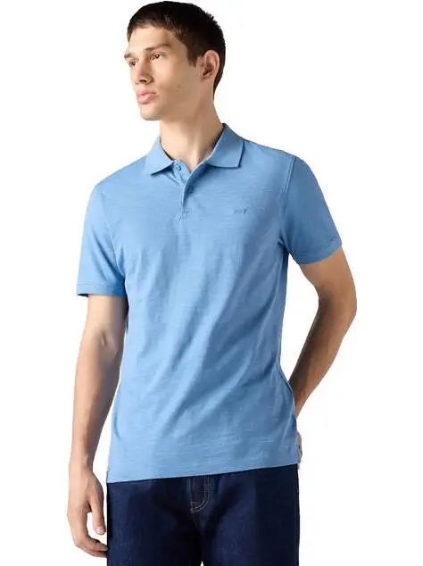 LEVI'S Slim Housemark Polo Shirt - Quiet Harbor