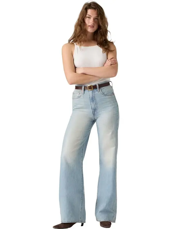 LEVI'S Ribcage Wide-leg Jeans - High Gloss