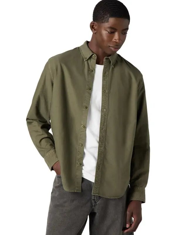 LEVI'S Authentic Button-down Shirt - Cycle Olive Garment Dye