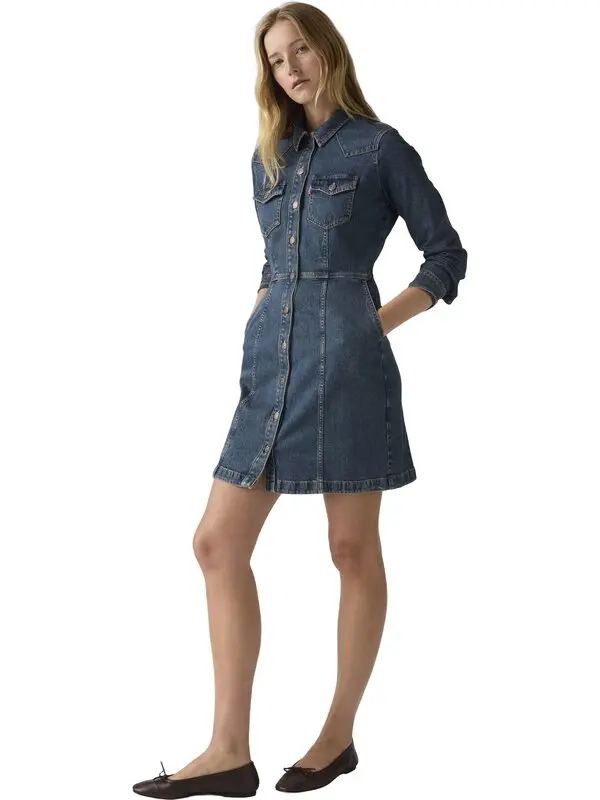 LEVI'S Flynn Western Shirt Dress - There We Go