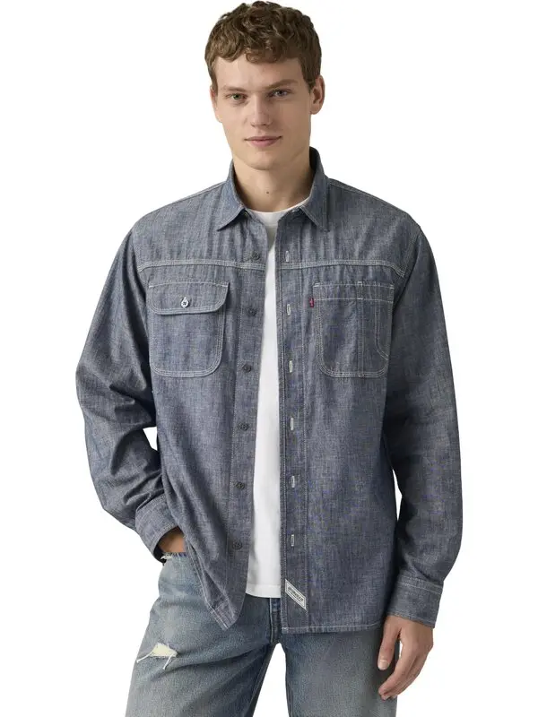 LEVI'S Auburn Long-sleeve Worker Shirt - Milbray Chambray