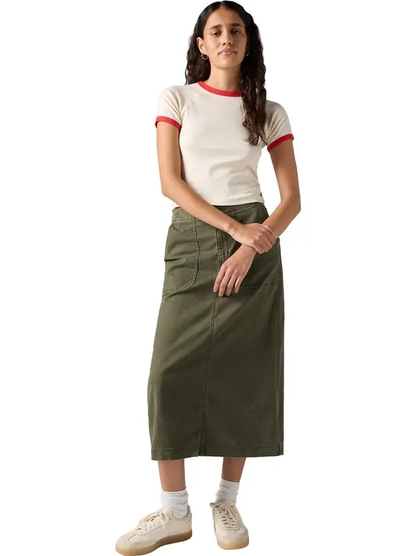 LEVI'S Surplus Midi Skirt - Ermine