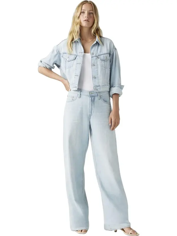 LEVI'S Baggy Straight Linen+ Denim Jeans - Luxury Trip