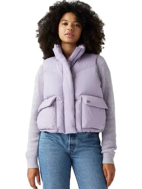 LEVI'S Western Bubble Puffer Vest - Heirloom Lilac