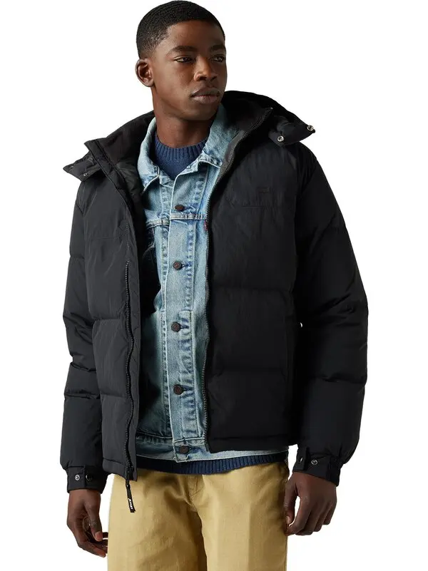 LEVI'S Rockridge Short Puffer Jacket - Jet Black