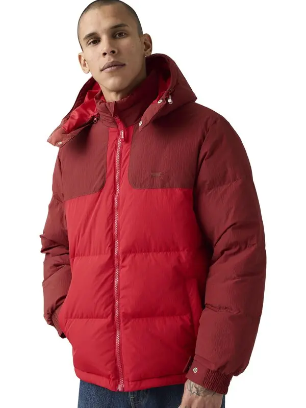 LEVI'S Rockridge Short Puffer Jacket - Russet Brown