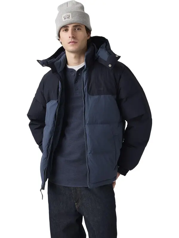 LEVI'S Rockridge Short Puffer Jacket - Navy Blazer