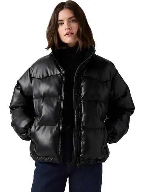 LEVI'S Noe Western Puffer Jacket - Anthracite Night