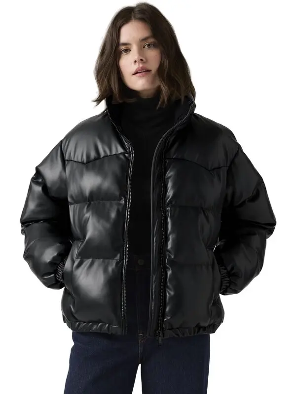 LEVI'S Noe Western Puffer Jacket - Anthracite Night