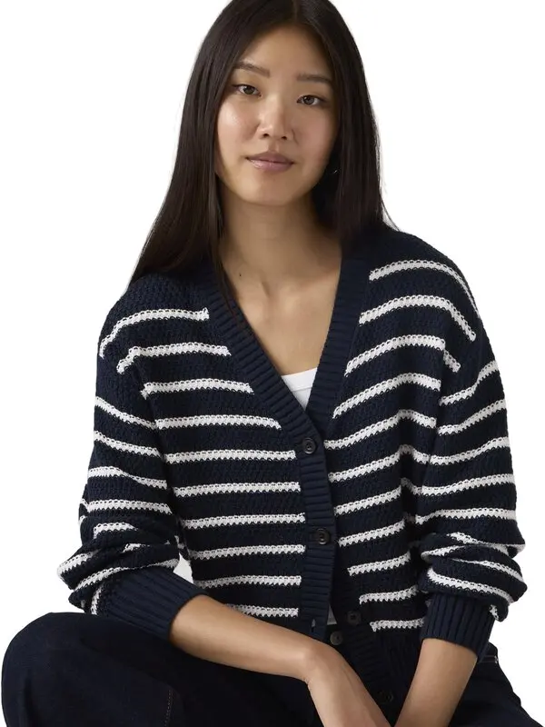 LEVI'S Striped Cardigan - Susanne Stripe Navy
