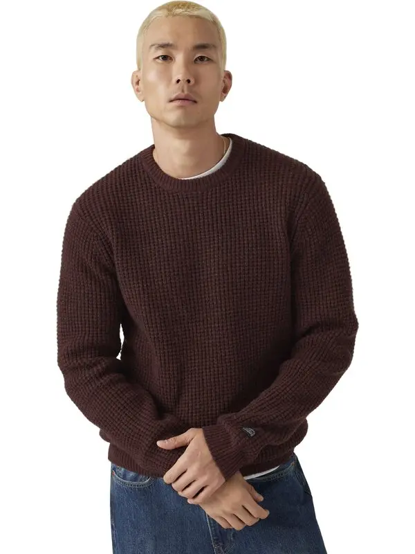LEVI'S Presidio Crewneck Sweater - Hot Chocolate Heather