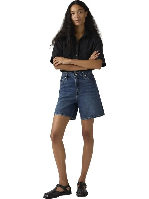 LEVI'S High-rise Baggy Denim Shorts - Achieve Everything