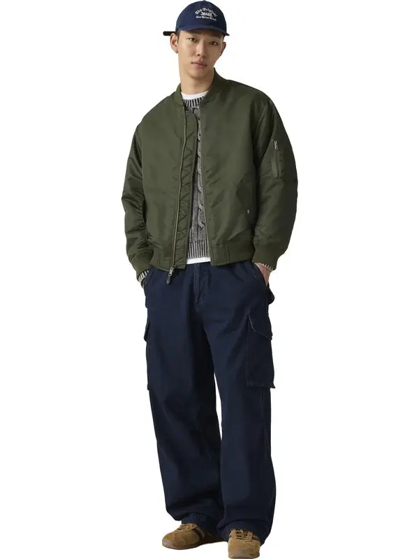LEVI'S Baggy Field Cargo Denim Pants - Ink Smudge