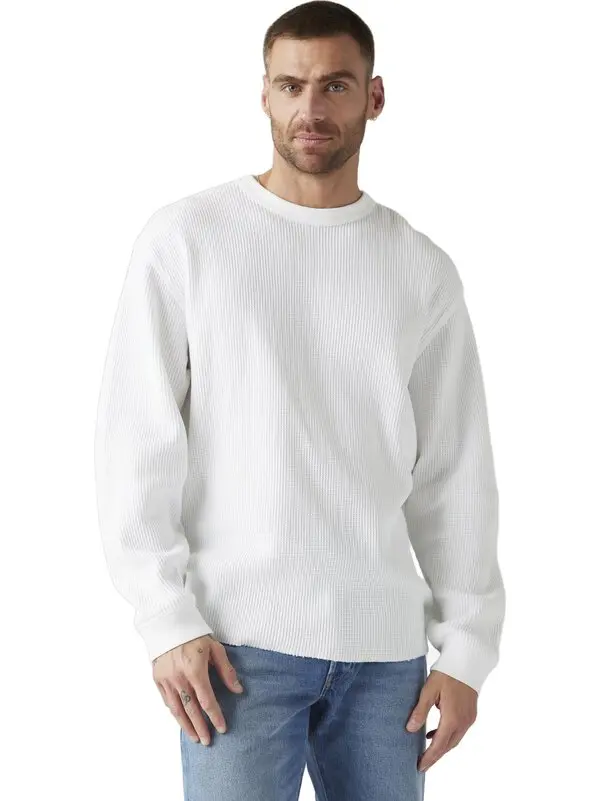 LEVI'S Long-sleeve Relaxed Thermal T-shirt - White
