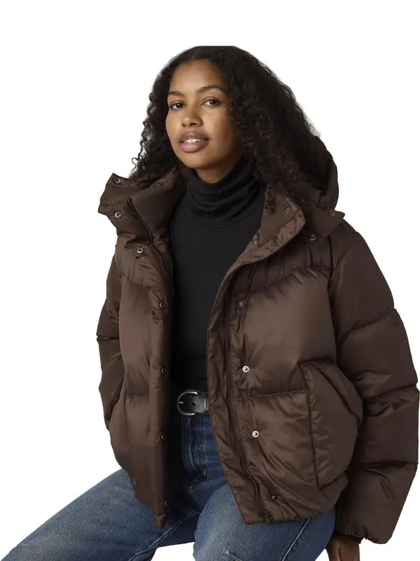 LEVI'S Western Bubble Shortie Puffer Jacket - Bracken