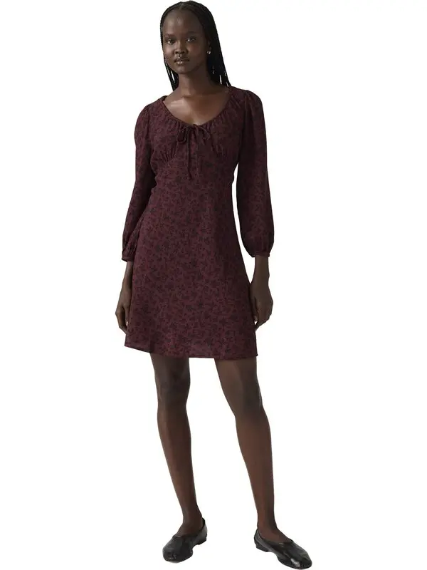 LEVI'S Odette Mini Dress - Tawny Port