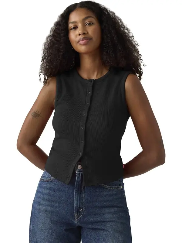 LEVI'S Rory Button-up Top - Anthracite Night