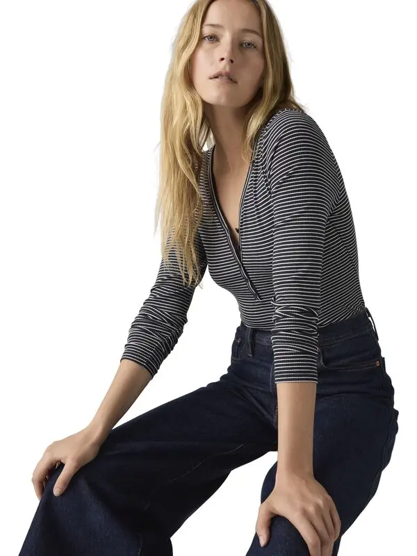 LEVI'S Dreamy Henley - Dark Sapphire Stripe