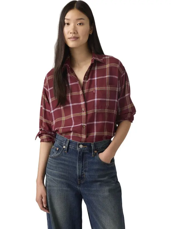 LEVI'S Lucas Flannel Shirt - Violet Tulip