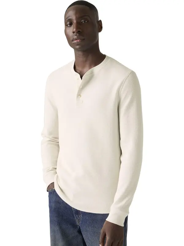 LEVI'S Dry Goods Henley - Silver Birch