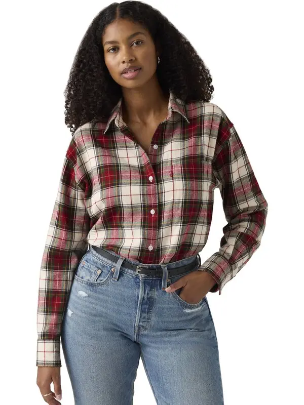 LEVI'S Western Harlie Flannel - Rhythmic Red