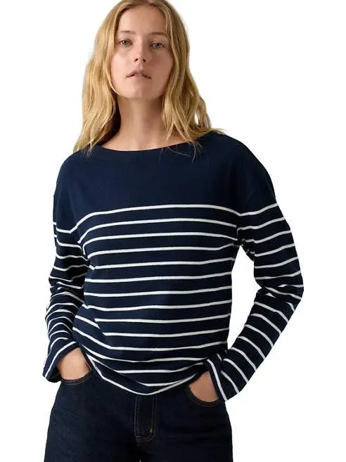 LEVI'S Marin Striped Top - Navy Blazer